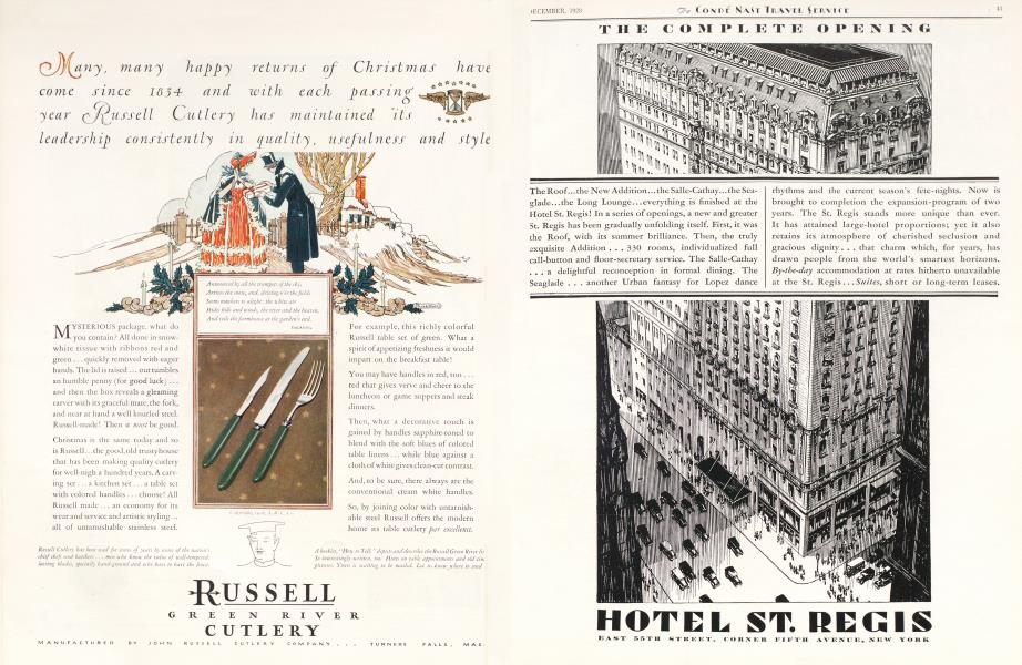 Advertisement | Vanity Fair | December 1928