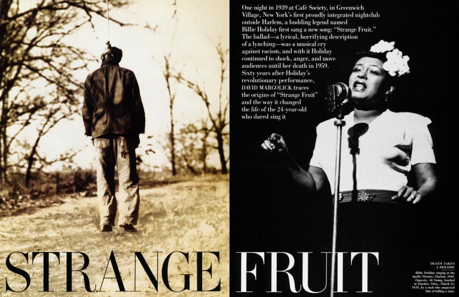 STRANGE FRUIT Vanity Fair September 1998