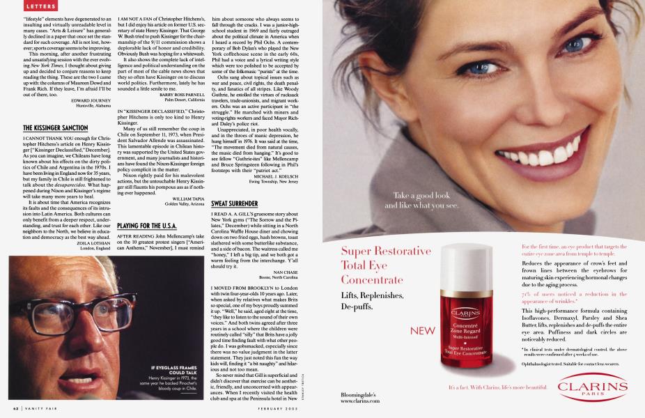 CLARINS | Vanity Fair | February 2005